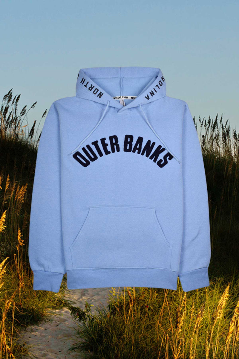 Outer banks hoodie for mens with Fuzzy Embroidered Letter – ZAPAMAX